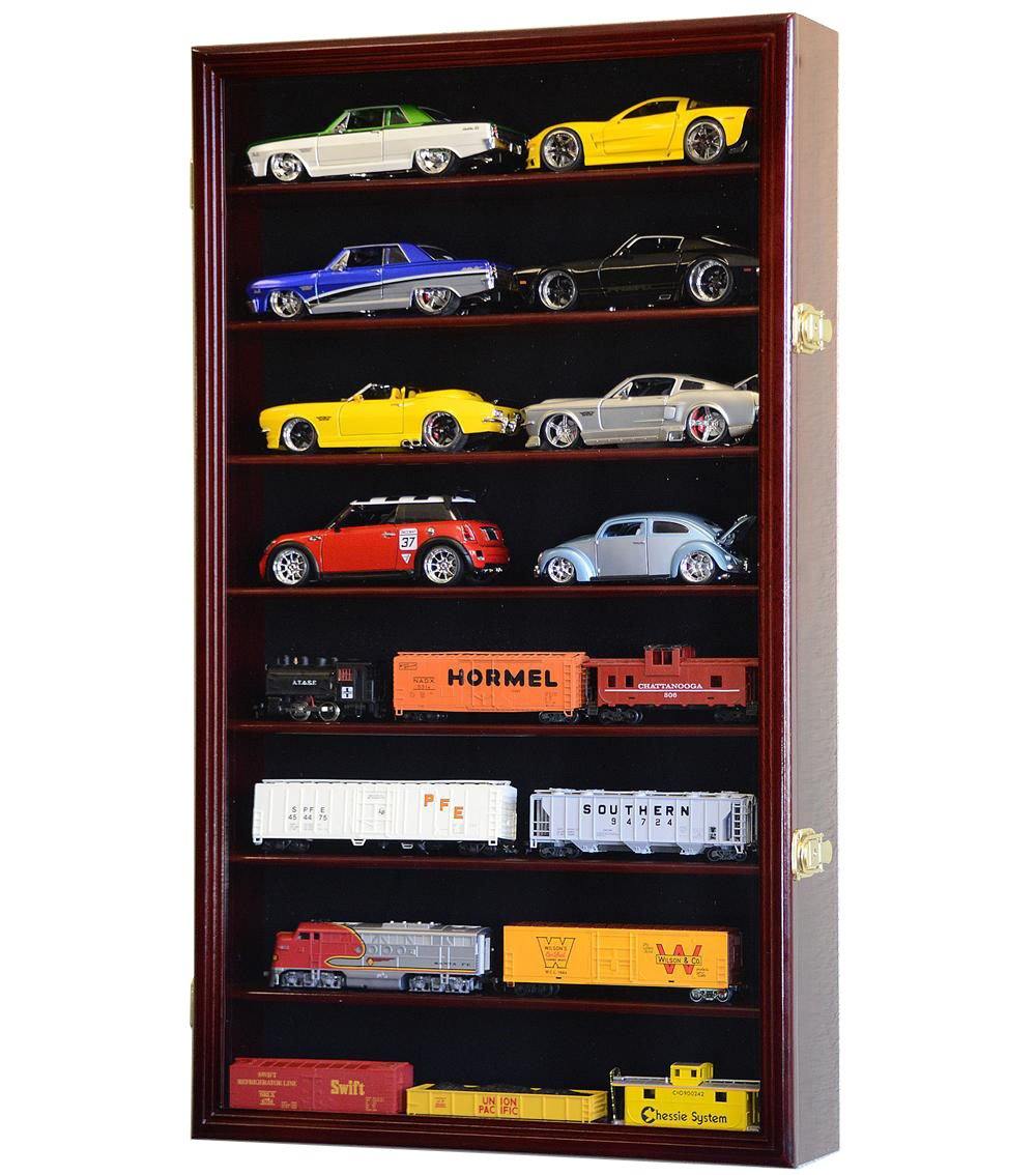 Large 1/24 Scale Diecast Car Display Case Cabinet