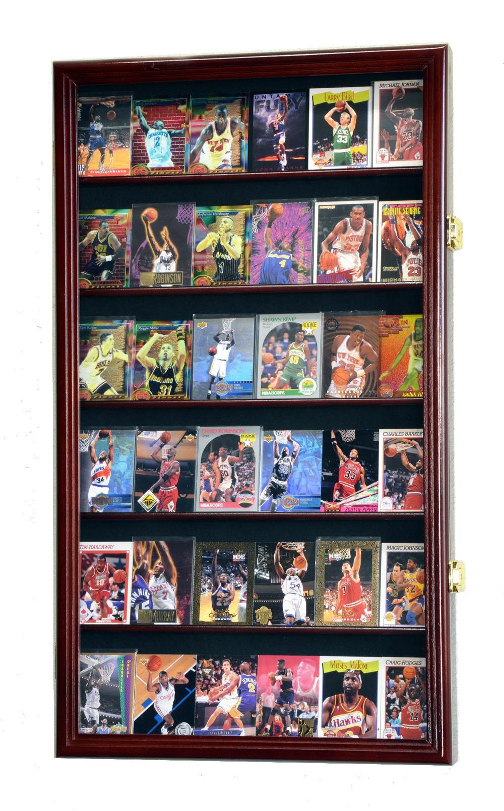 36 Sport/Collectible Trading Card Display Case Cabinet