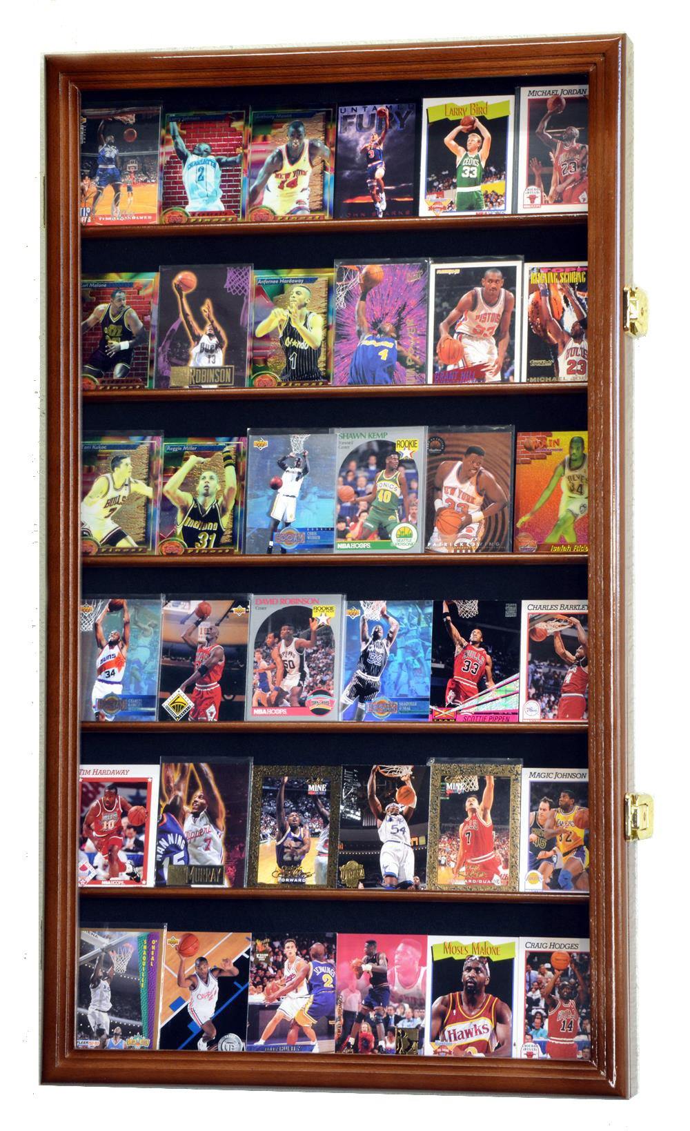 36 Sport/Collectible Trading Card Display Case Cabinet