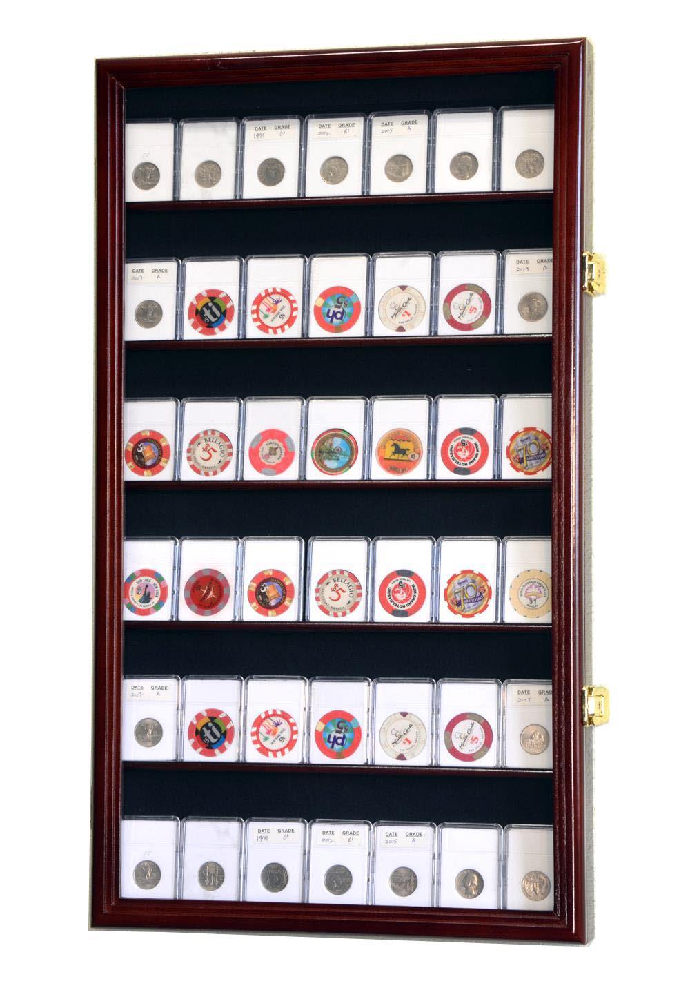 Wooden Coin Display Cases
