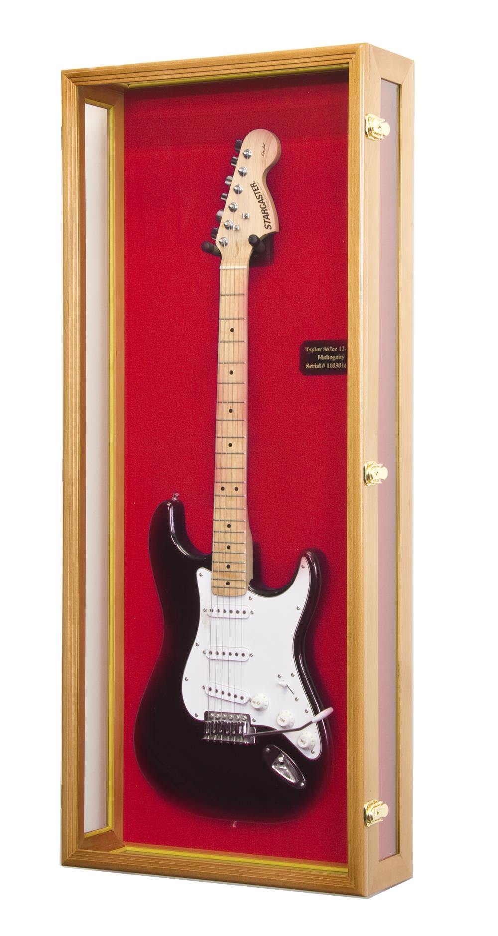 Clear Viewing Guitar Display Case Cabinet (for Electric or Acoustic)
