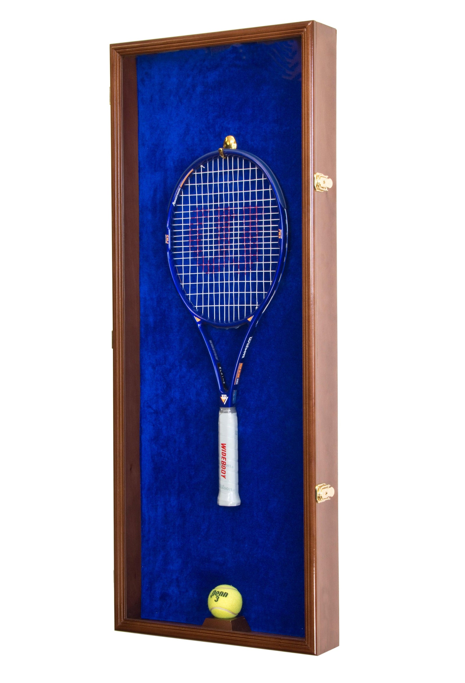Tennis Racket and Ball Display Case Cabinet