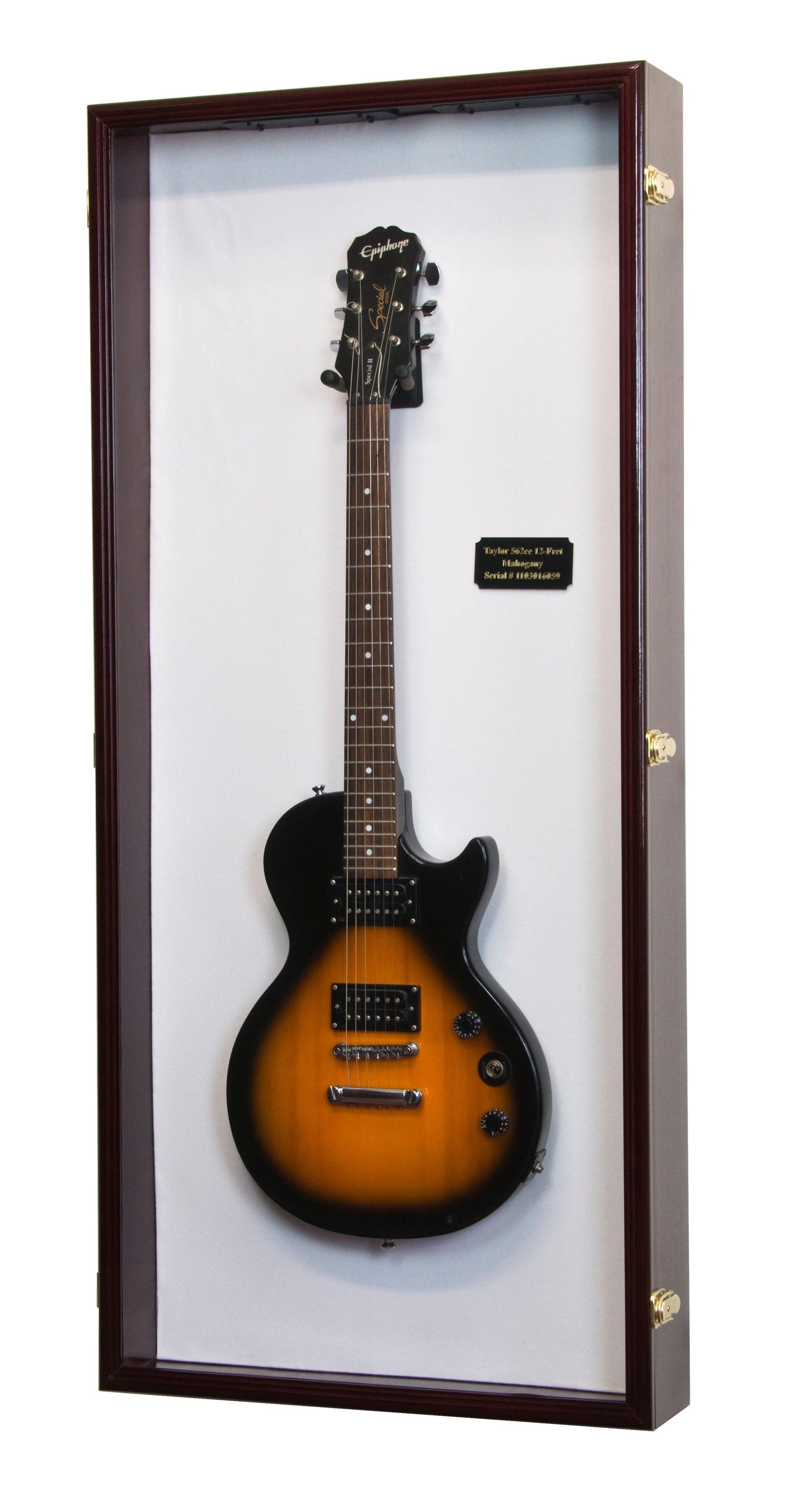 Electric Guitar Display Case Cabinet