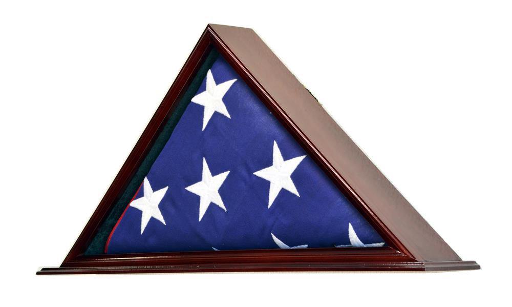 Flag Display Case Cabinet for 5x9.5' Flag