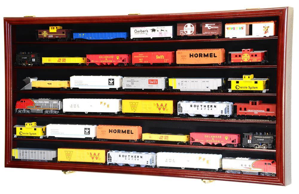 HO Scale Train Display Case Cabinet