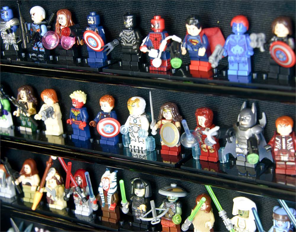 Large 110+ Mini Figures/ Miniatures / Figurines Display Case Cabinet